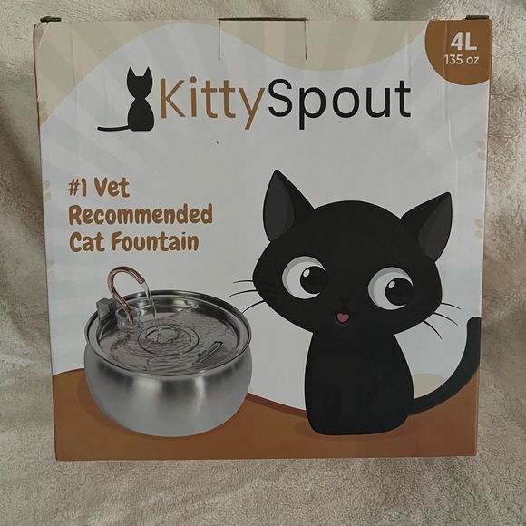 Kitty Spout | Cat | Kitty Spout Stainless Steel Cat Fountain | Poshmark